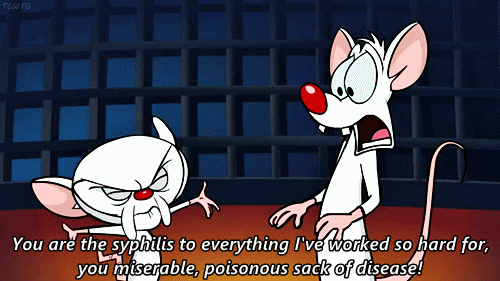 Pinky And The Brain Syphilis To Everything GIF | GIFDB.com
