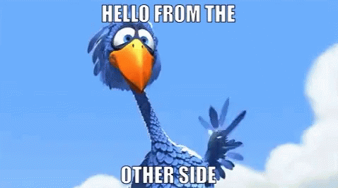 Pixar For The Birds Waving Hello Meme GIF | GIFDB.com