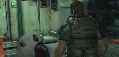 Playground Chris Redfield Resident Evil GIF | GIFDB.com