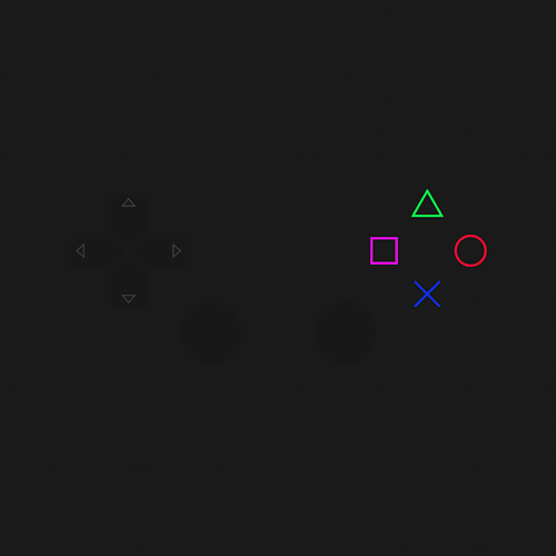 Playstation Glowing Joystick Controller GIF | GIFDB.com