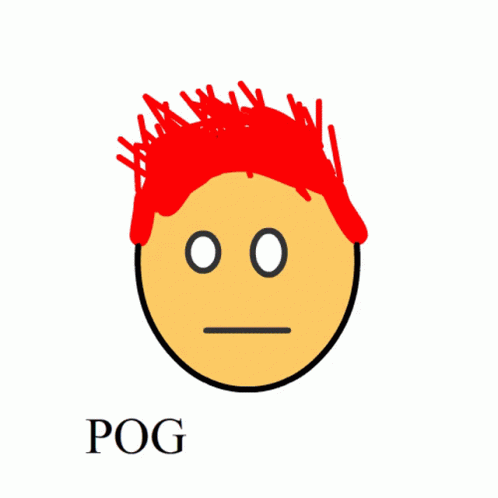 Pog Reaction Red Head Cartoon GIF | GIFDB.com
