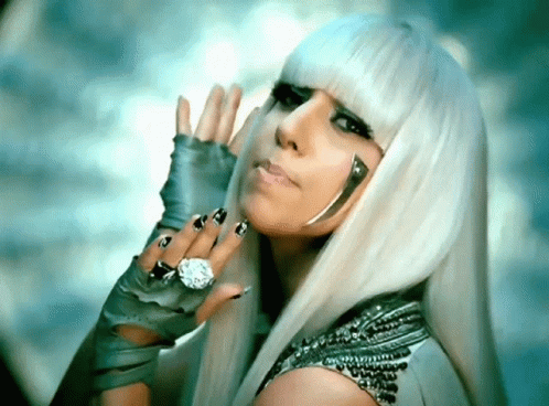 Poker Face Lady Gaga Music Video GIF | GIFDB.com
