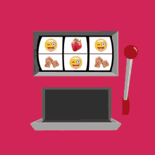 Pokies Slot Machine Gamble Overflowing Prizes Face Emoji GIF | GIFDB.com