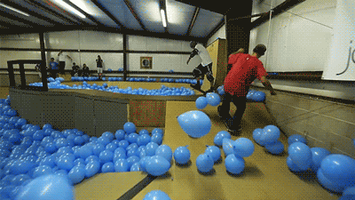 Pool Of Balloons GIF | GIFDB.com