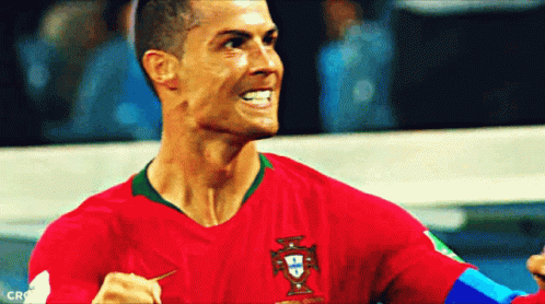 Portugal Excited Cristiano Ronaldo GIF | GIFDB.com