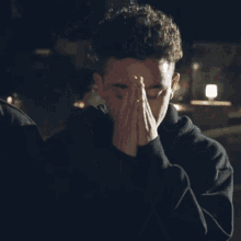 Praying Hands Guy Sending Prayers GIF | GIFDB.com