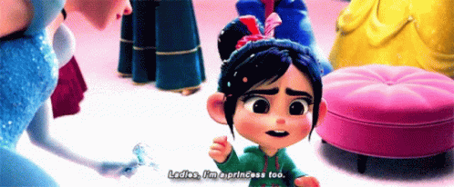 Princess Vanellope Von Schweetz Wreck-it Ralph Movie GIF | GIFDB.com