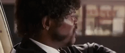 Pulp Fiction Jules Death Stare GIF | GIFDB.com