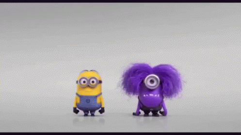 Purple Minion Hello Greetings GIF | GIFDB.com