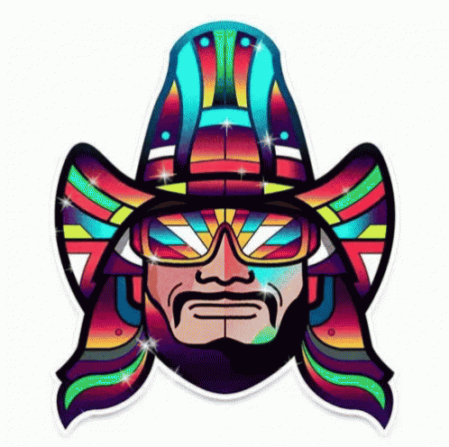 Randy Savage Macho Man Animated Logo GIF | GIFDB.com