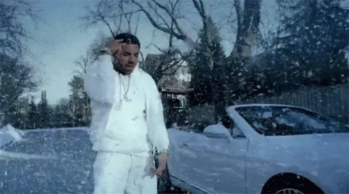 Rapper Drake Snow Dance GIF | GIFDB.com