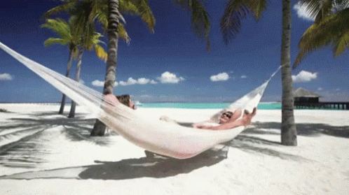 Relaxing Beach Couple Gif Gifdb
