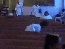 Religious Follower Wearing White Praise Dance GIF | GIFDB.com