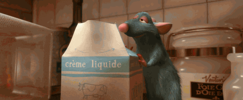 Remy Pouring Cream Ratatouille GIF | GIFDB.com