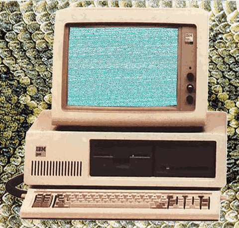 Retro Old Personal Computer GIF | GIFDB.com