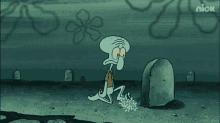 Rip Rest In Peace Bean Squidward Spongebob GIF | GIFDB.com