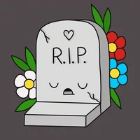 Rip Tombstone Funny Sleeping Stone GIF | GIFDB.com