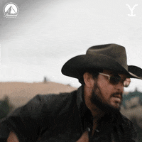 Rip Yellowstone Riding A Horse GIF | GIFDB.com