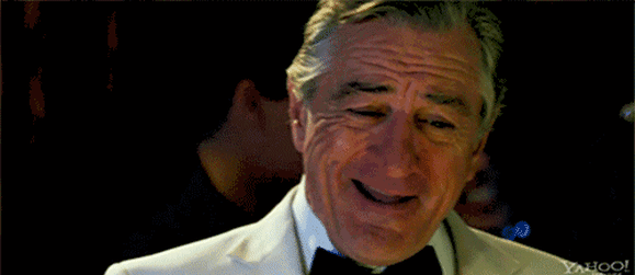 Robert De Niro Nodding Big Smile GIF | GIFDB.com