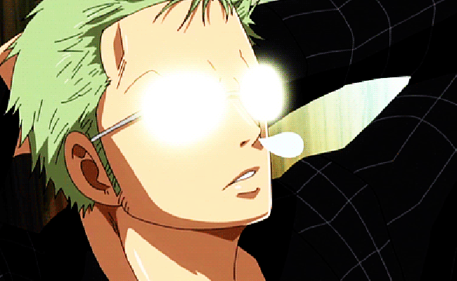 Roronoa Zoro With Shiny Shades GIF | GIFDB.com