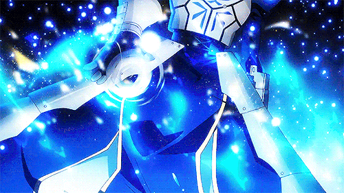 Saber Artoria Pendragon Fate Stay Sword Flame GIF | GIFDB.com