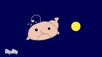 Sad Blobfish Ball Goodnight Zzz GIF | GIFDB.com