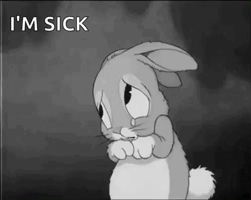 Sad Bunny Sick Crying GIF | GIFDB.com
