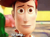 Sad Goodbye So Long Partner Woody Toy Story GIF | GIFDB.com