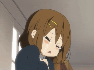 Sad Yui Hirasawa Anime Cry GIF | GIFDB.com