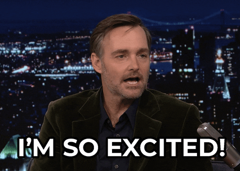 Sam Rockwell I'm So Excited GIF | GIFDB.com