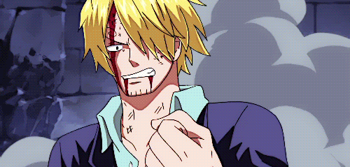 Sanji Attacking With Fire In Leg GIF | GIFDB.com