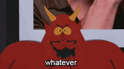 Satan South Park Whatever GIF | GIFDB.com