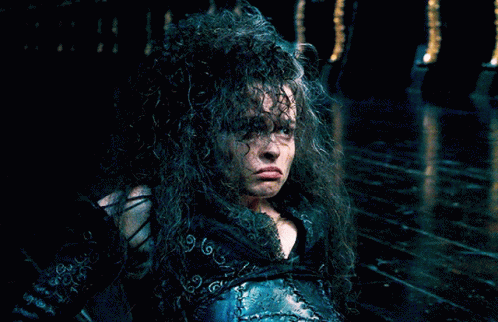 Scared Bellatrix Lestrange GIF | GIFDB.com