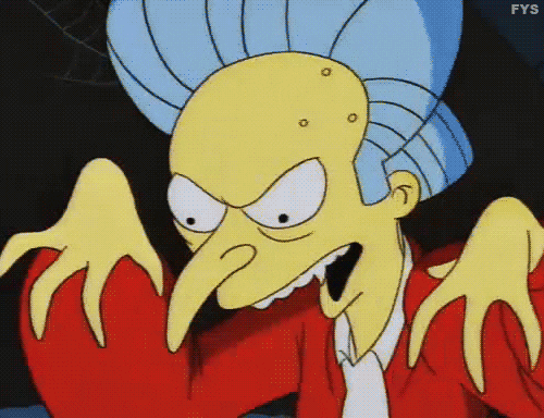 Scary Halloween The Simpsons Vampire GIF | GIFDB.com