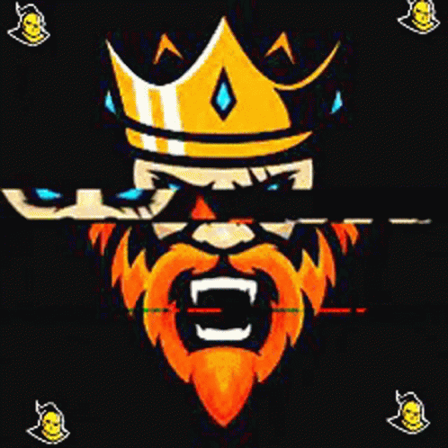 Scary King Art GIF | GIFDB.com