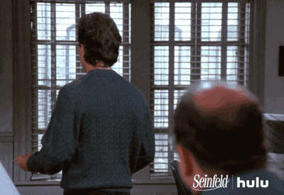 Seinfeld Sitcome Jerry Seinfeld Sudden Realization GIF | GIFDB.com