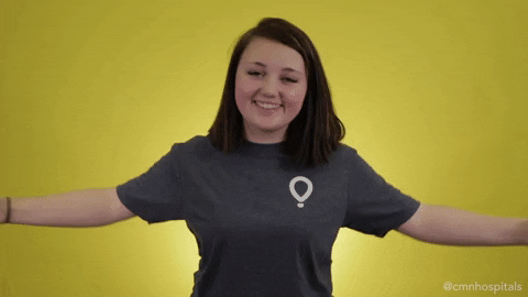 Sending Air Hug Smiling Girl GIF | GIFDB.com