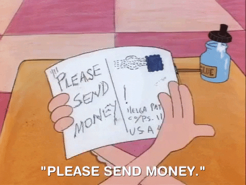 Sending Mail For Money Please GIF | GIFDB.com