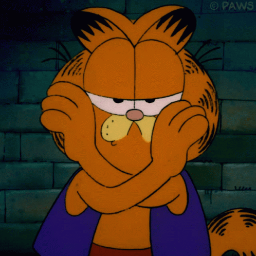 Serious Hand Moves Garfield Dancing GIF | GIFDB.com