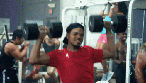 Sexy Workout Gym Chance The Rapper GIF | GIFDB.com