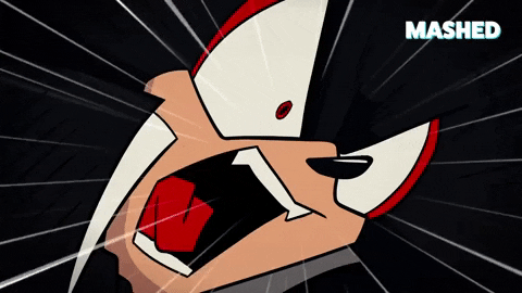 Shadow The Hedgehog Anime Scream GIF | GIFDB.com