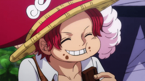Shanks One Piece Happy Giggle GIF | GIFDB.com