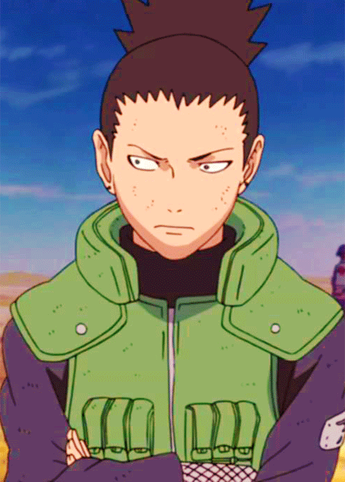 Shikamaru Nara Naruto Side Eye Glare GIF | GIFDB.com