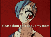 Shinji Ikari Evangelion Please Don't Talk About My Mom GIF | GIFDB.com