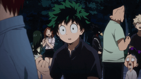 Shocked Face Midoriya GIF | GIFDB.com