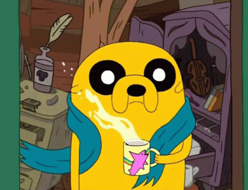 Shocked Jake Adventure Time GIF | GIFDB.com