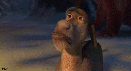 Shrek Donkey Sad Holding Tears Cry GIF | GIFDB.com