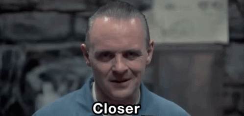 Silence Of The Lambs Lecter Saying Closer GIF | GIFDB.com