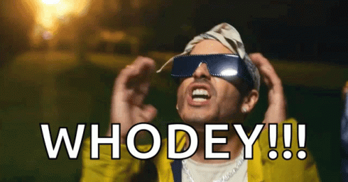 Singer Yandel Shouting Who Dey GIF | GIFDB.com