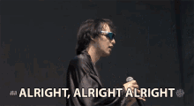 Singing Alright Alright Alright On Stage GIF | GIFDB.com